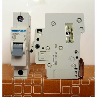 HAGER mcb 6-40A 4.5KA 6A 10A 16A 20A 32A 40A 1pole 2pole 3poles 4.5kA my106 my110 my120 my132 ...