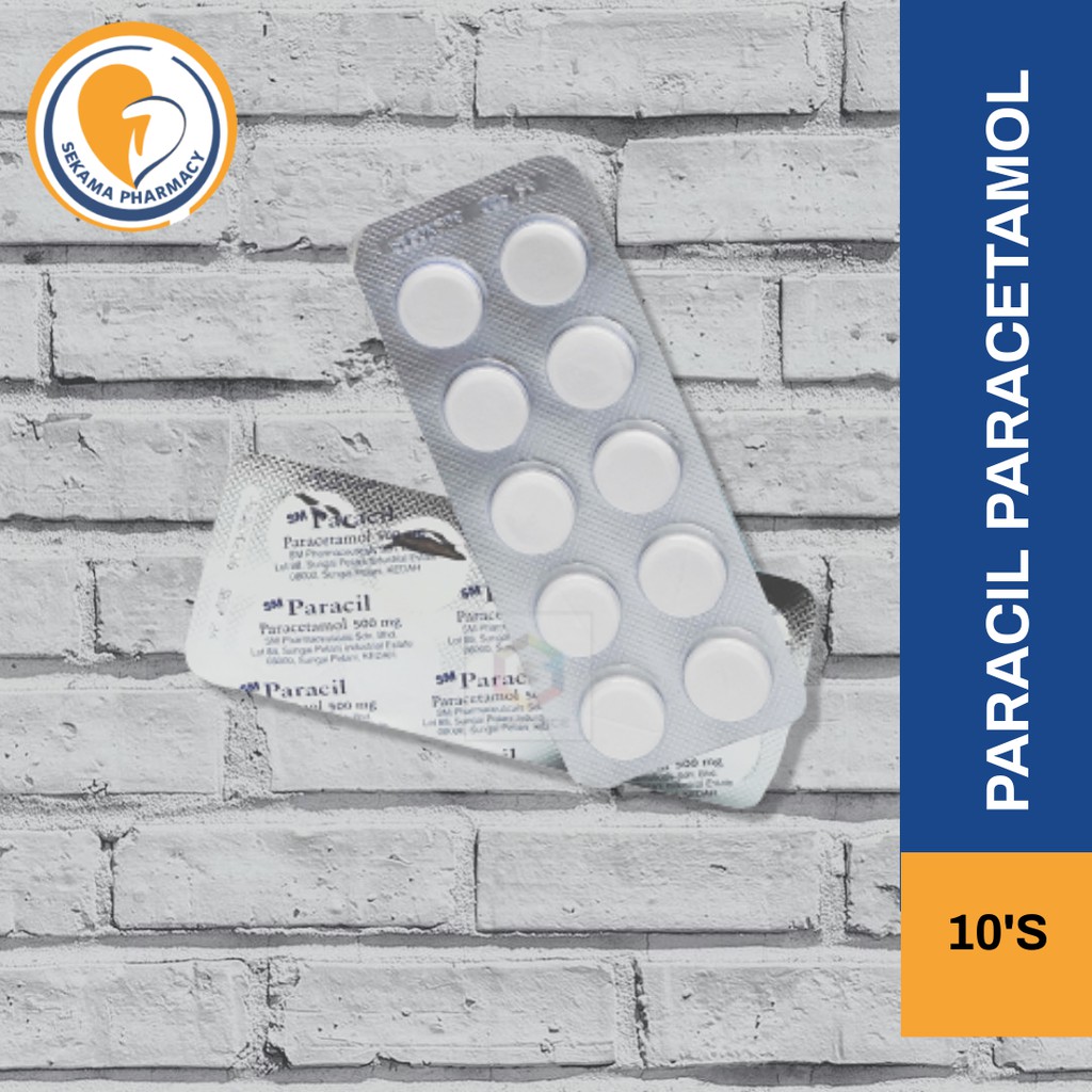 PARACIL (PARACETAMOL) 500MG 10'S/STRIP [EXP: 7/2026] | Shopee Malaysia