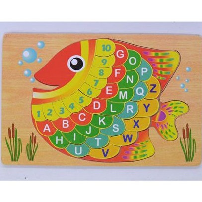 Fish Alphabet Letter Puzzle Series | Shopee Malaysia