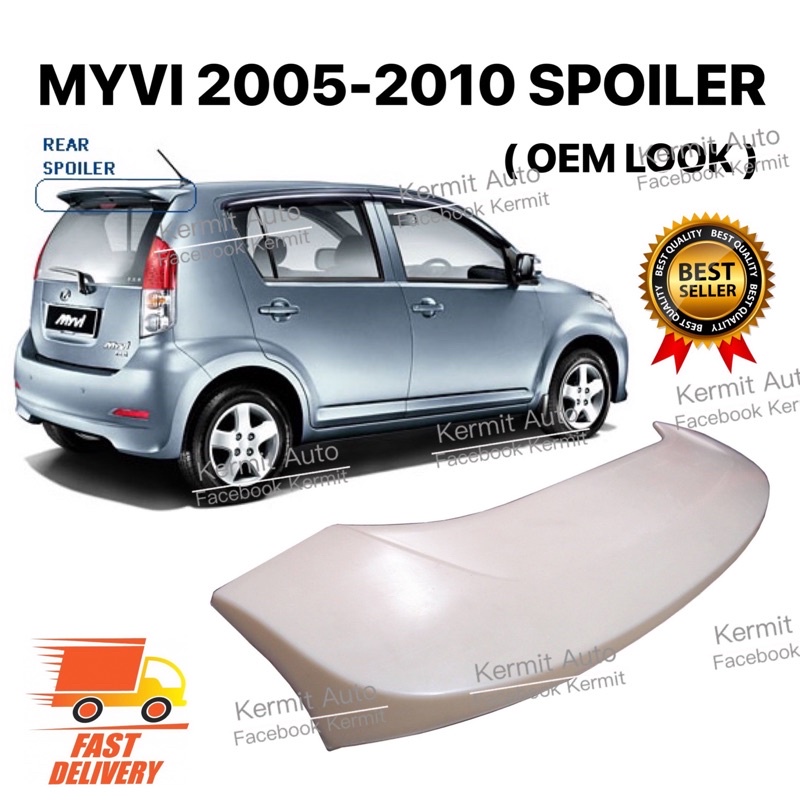 Myvi (2005 - 2010) OEM Style Rear Bonnet Spoiler (WITHOUT PAINT ...