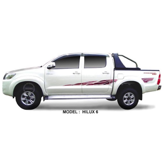 Body Sticker/Side Body Lining Toyota Hilux Sport, Revo, TRD Sportivo ...