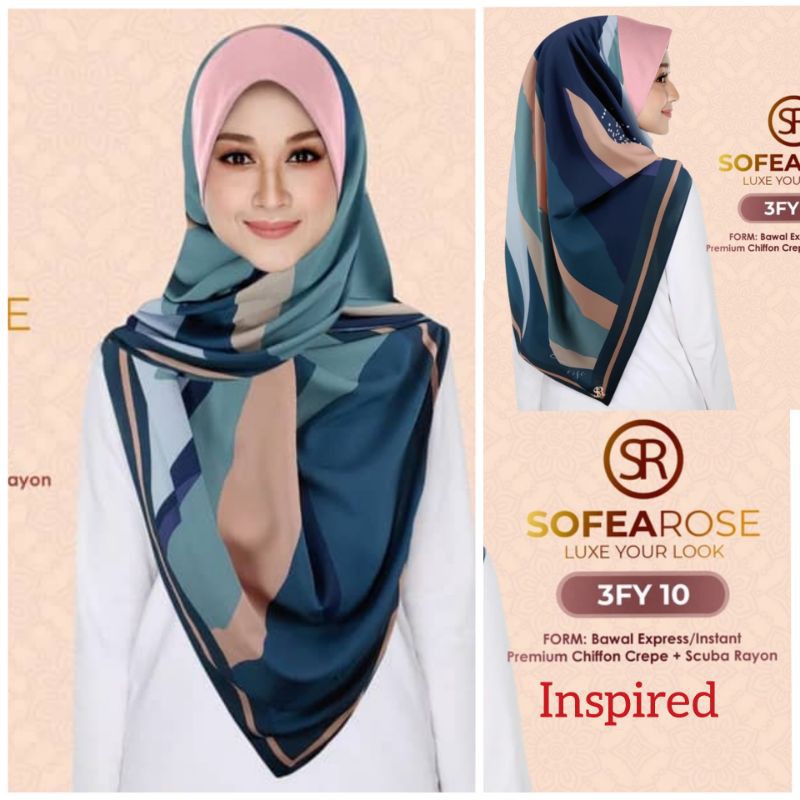 🔥READY STOCK🔥TUDUNG BAWAL INSTANT SOFEAROSE | Shopee Malaysia