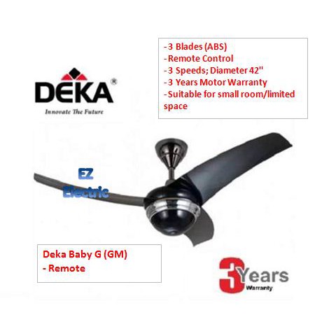 Deka Baby-G 42'' Baby Ceiling Fan 42'' (GM) | Shopee Malaysia