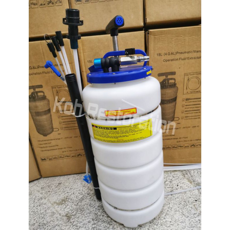 15L Pneumatic ＆ Manual Vacuum Oil Fluid Extractor Pump | Shopee Malaysia