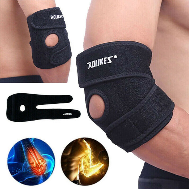 Fasuse Elbow Brace Support Sleeve Tennis Arthritis Tendonitis Arm Joint ...