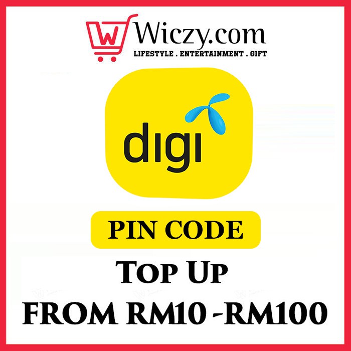 Digi Reload Top Up [ PIN CODE ] | Shopee Malaysia