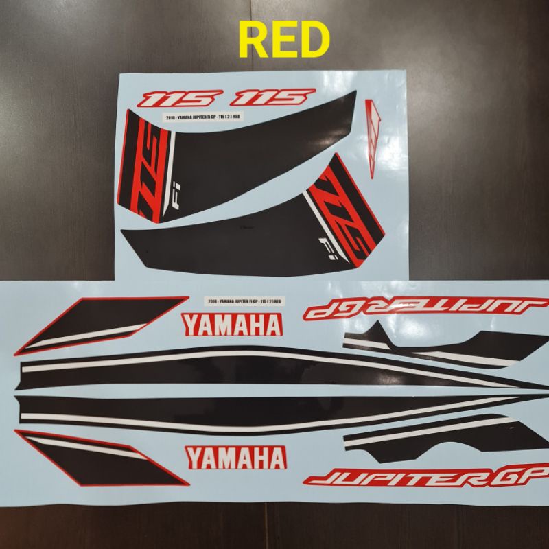 LAGENDA 115 SRL 115 ZR SRL115FI JUPITER GP 115 FI ( 2 ) BODY STICKER ...