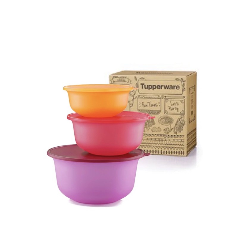 Tupperware Aloha Bowl Set (full) | Shopee Malaysia