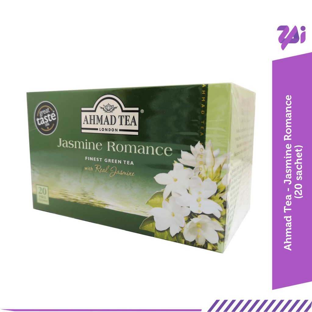 Ahmad Tea - Jasmine Romance (Green Tea) Teh Hijau bersama bunga jasmin ...