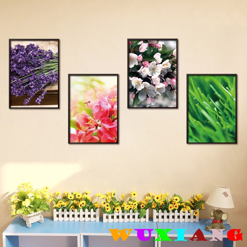 Wall Sticker Tumbuhan bilik bunga hiasan dinding pelekat | Shopee Malaysia