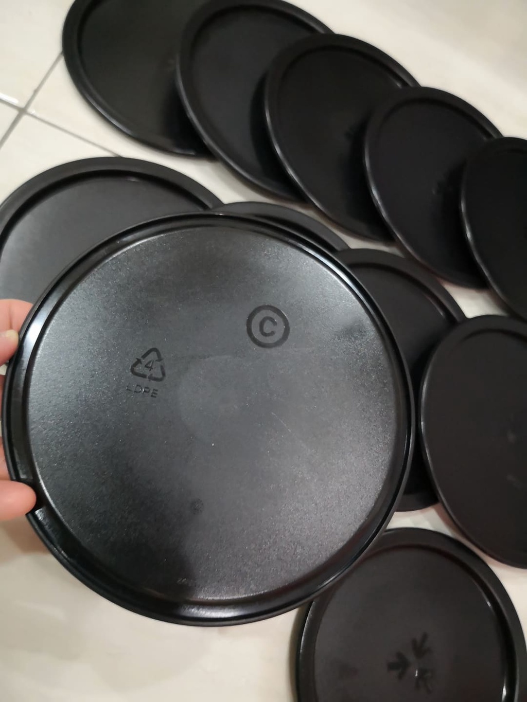 Code A/Code B / C / D: Tupperware One Touch Topper Canister Cover Seal ...