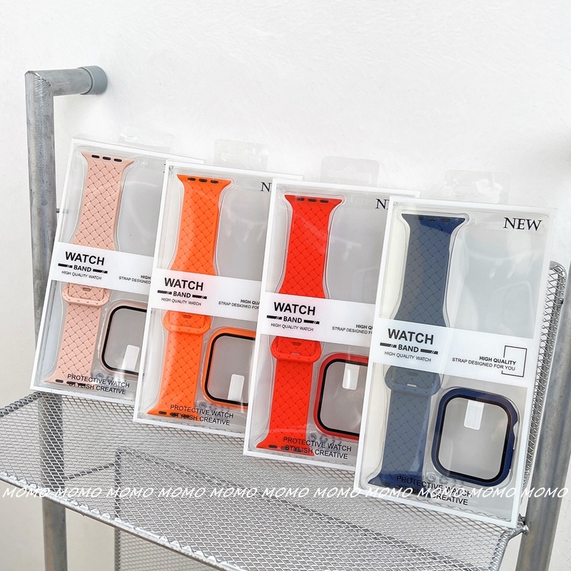 iWatch Case and Strap for iWatch Series 9 8 7 6 5 4 3 2 1 SE 41mm 45mm ...