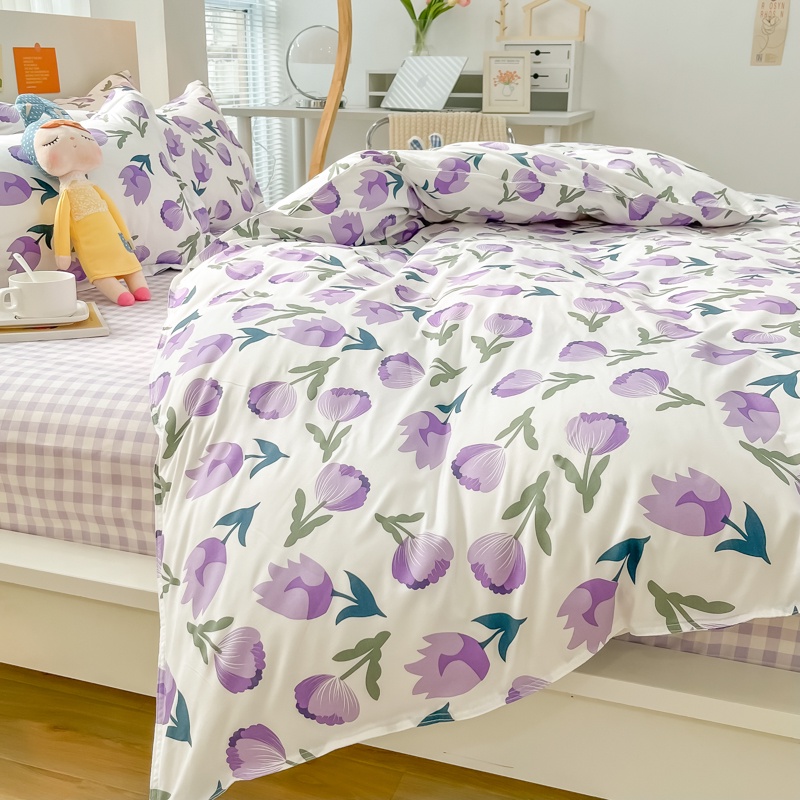 3in1 4in1 Cadar Bedding Set Korean Style Floral Comforter Cover Set ...
