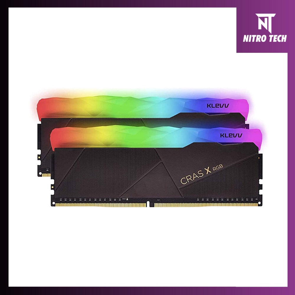 Klevv Cras X RGB 2x8GB (16GB) 3200Mhz DDR4 Ram | Shopee Malaysia