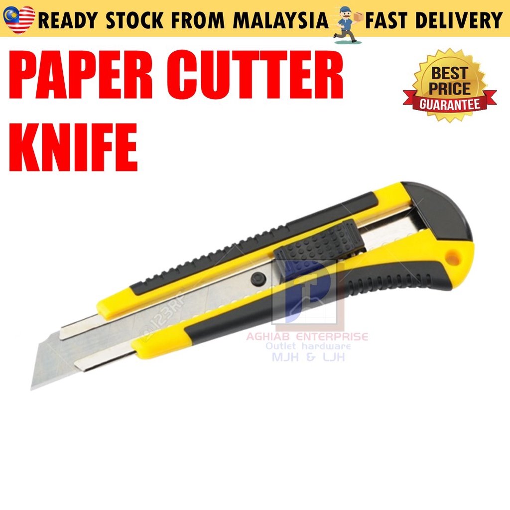 18mm Utility Cutter Knife Small Cutter Blade Refill Wallpaper Office School Workplace Mata Pisau ...