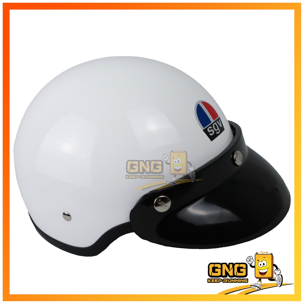 SGV Wings Extreme Classic Helmet (WHITE) | Shopee Malaysia