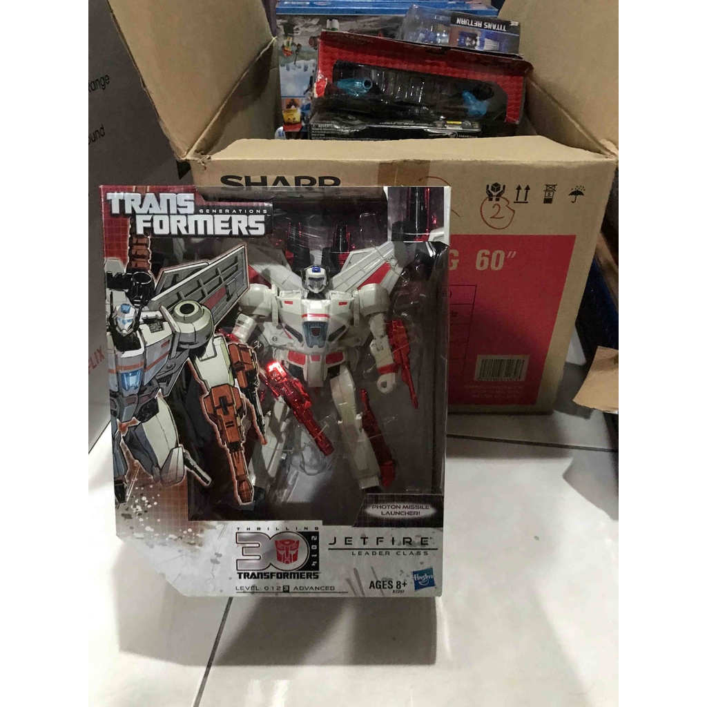 NEW Hasbro Transformers Generations Leader Class Jetfire Jet Fire NEW ...