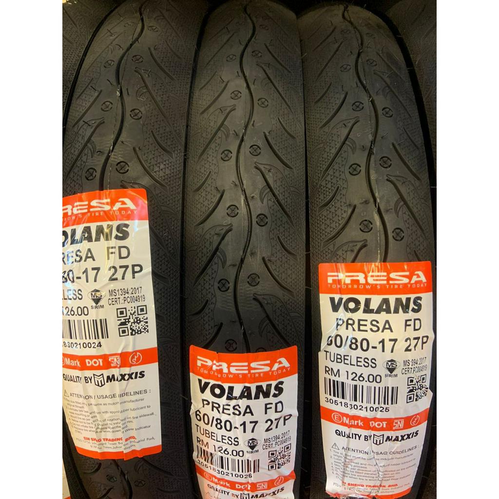 TYRE MAXXIS MA-5D VOLANS PRESA FD TUBELESS 60/80-17,70/80-17,80/80-17 ...