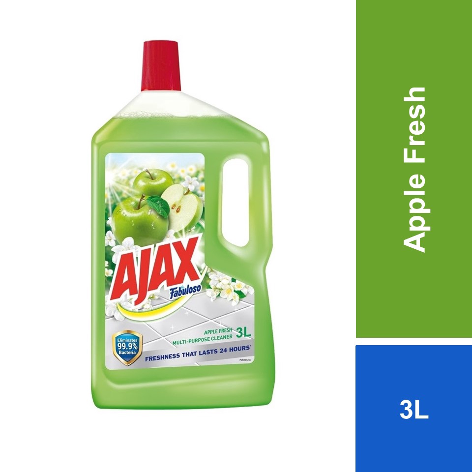 Ajax Fabuloso Multi Purpose Floor Cleaner Apple 3L | Shopee Malaysia