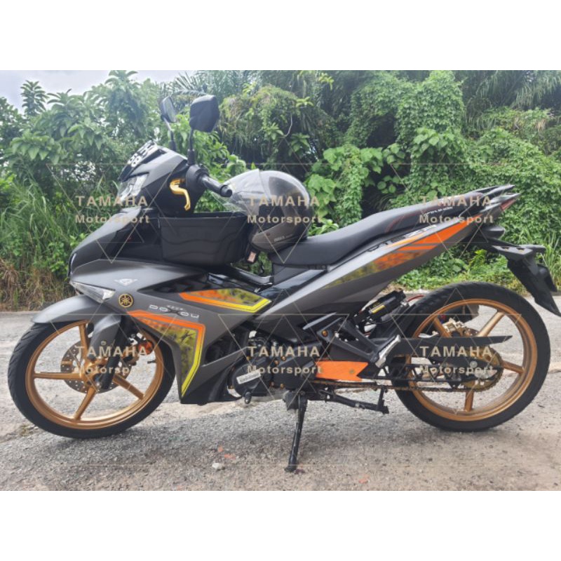 Yamaha Y15 Y15zr V1 V2 Doxou (Y16 design for Y15) Special edition grey ...