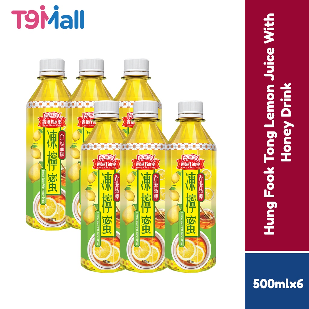 Hung Fook Tong Lemon Juice With Honey Drink 500ml X 6 Bottle | Shopee ...