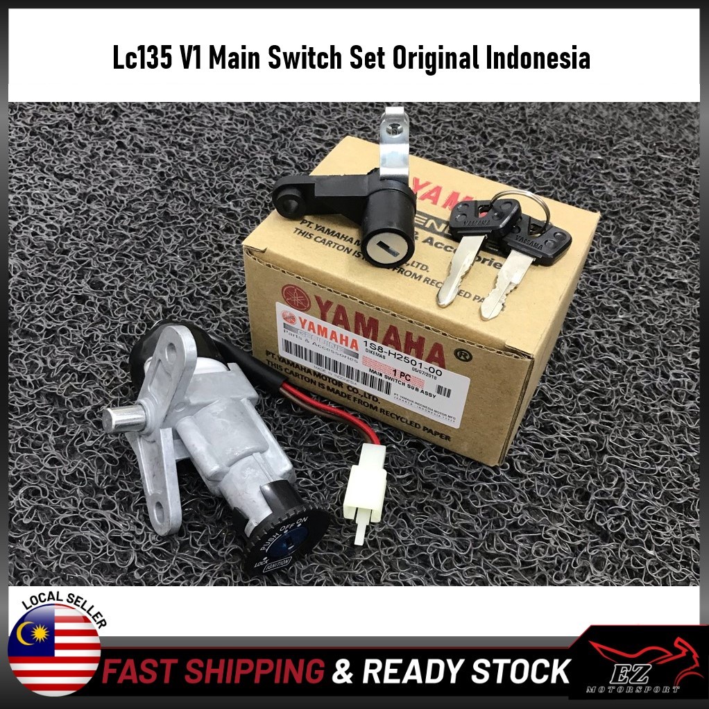 💯🔥 Yamaha Lc135 v1 Lcv1 135LC v1 Main Switch Set Kunci Switch Set ...