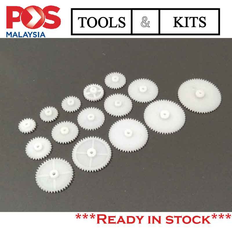 Small Plastic Gear Hole 2MM for 2mm shaft Module 0.5 Gearbox ...