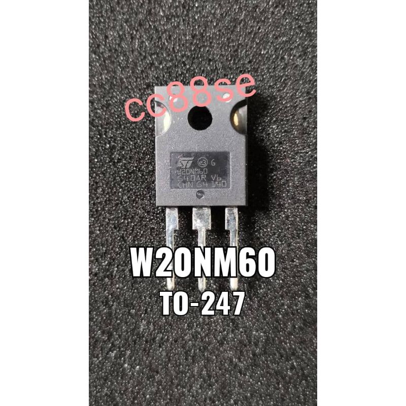 W20NM60 STGW20NM60 20N60 TO-247 POWER MOSFET FET ST | Shopee Malaysia