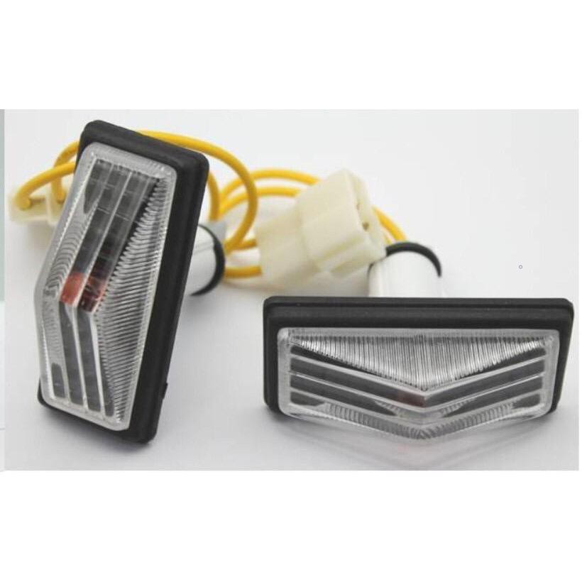 Proton Saga/Iswara Crystal Fender Lamp (SMOKE) 1SET 2PCS with Bulb n ...