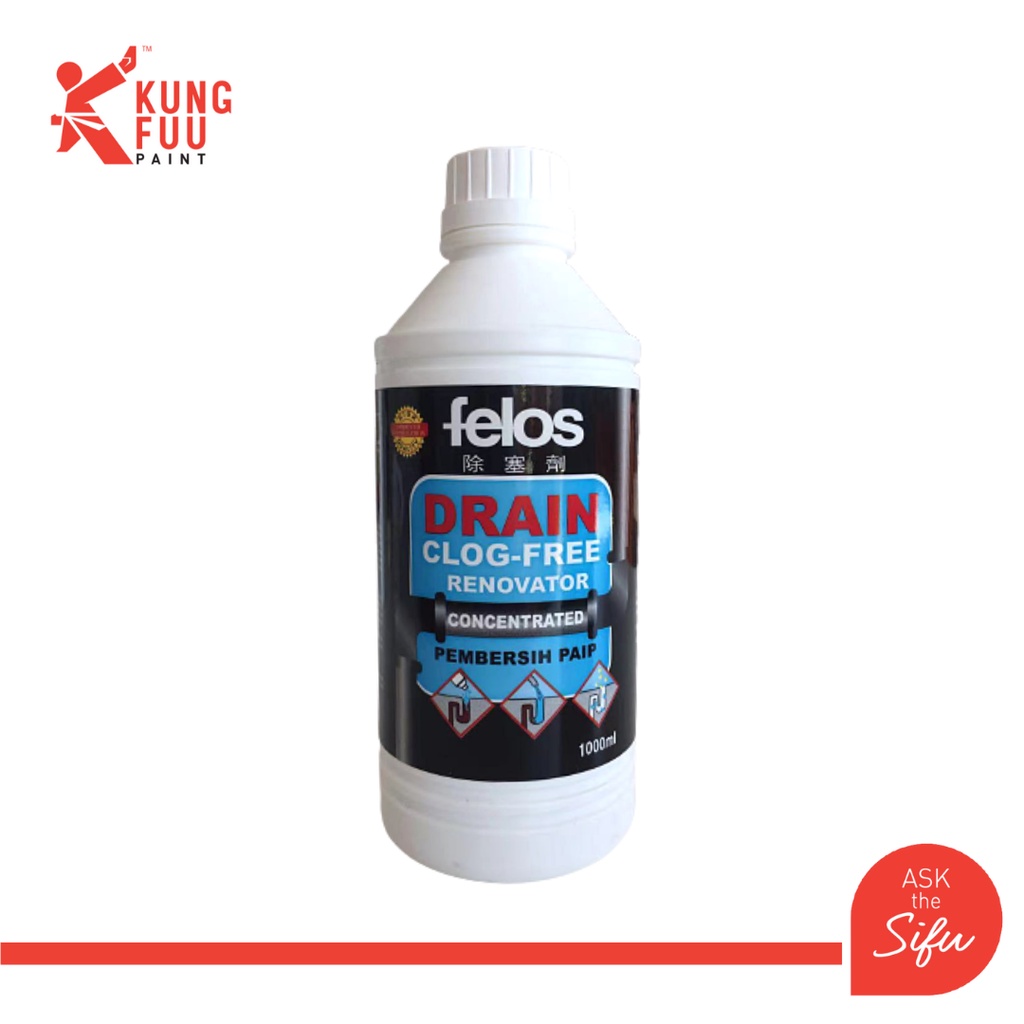 Felos 500ml / 1000ml Drain Clog Remover | Shopee Malaysia