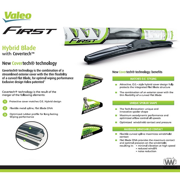 Valeo First Hybrid Wiper blades for all cars | Shopee Malaysia