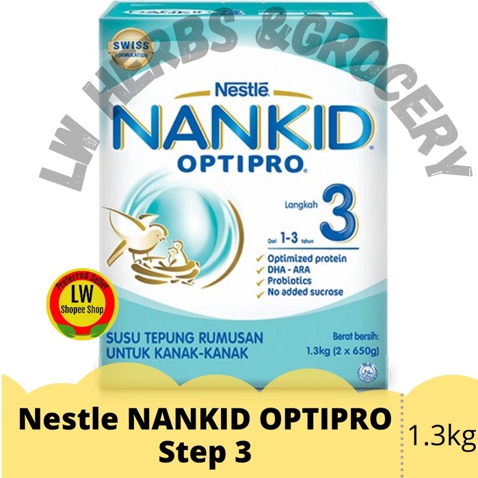 Nestle NANKID OPTIPRO Step 3 550g / 1.2kg | Shopee Malaysia