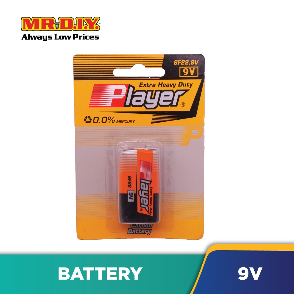 PLAYER Heavy Duty Battery (9V) | Shopee Malaysia
