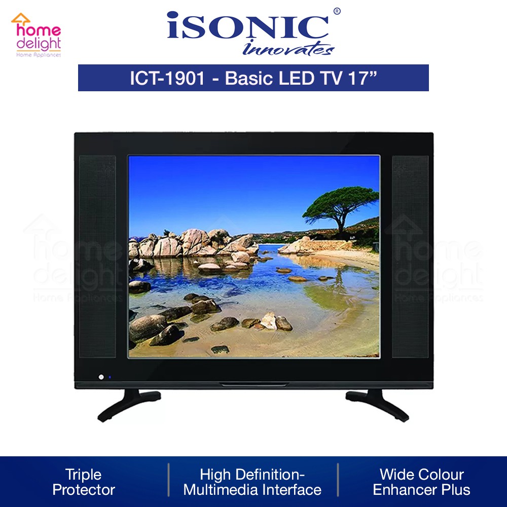 Isonic LED TV 17 inch [ ICT-1901 / ICT1901 ] | Shopee Malaysia