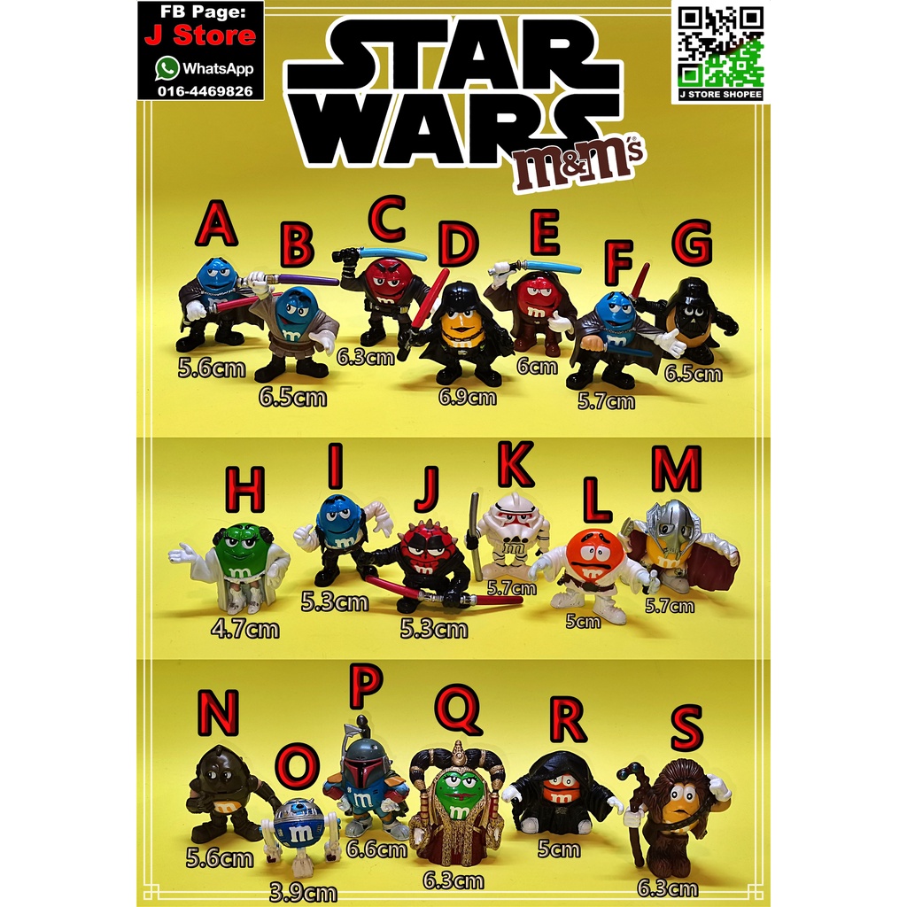 M&M's Star Wars Collectible Figure ( J Store ) | Shopee Malaysia