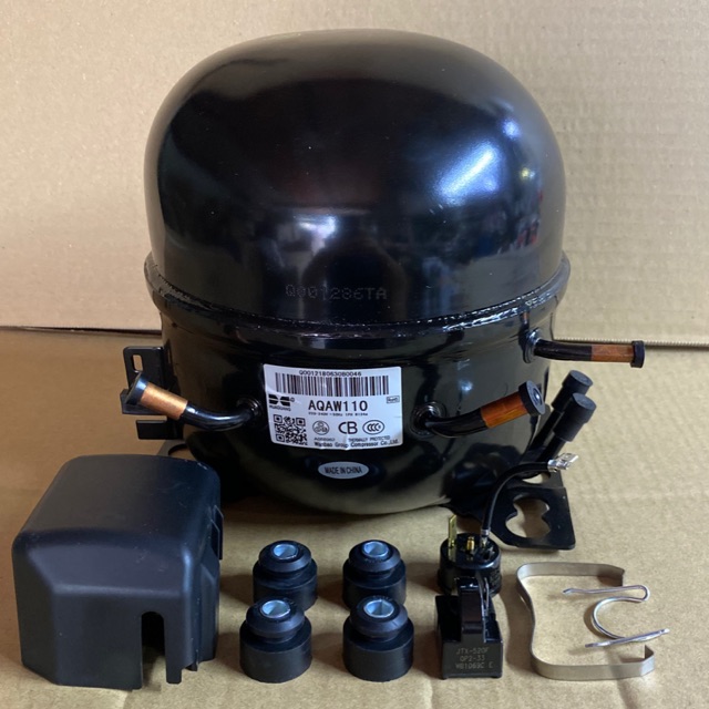 Refrigerator Compressor Wanbao AQAW110 Compressor R134 Gas 1/3hp (260W ...