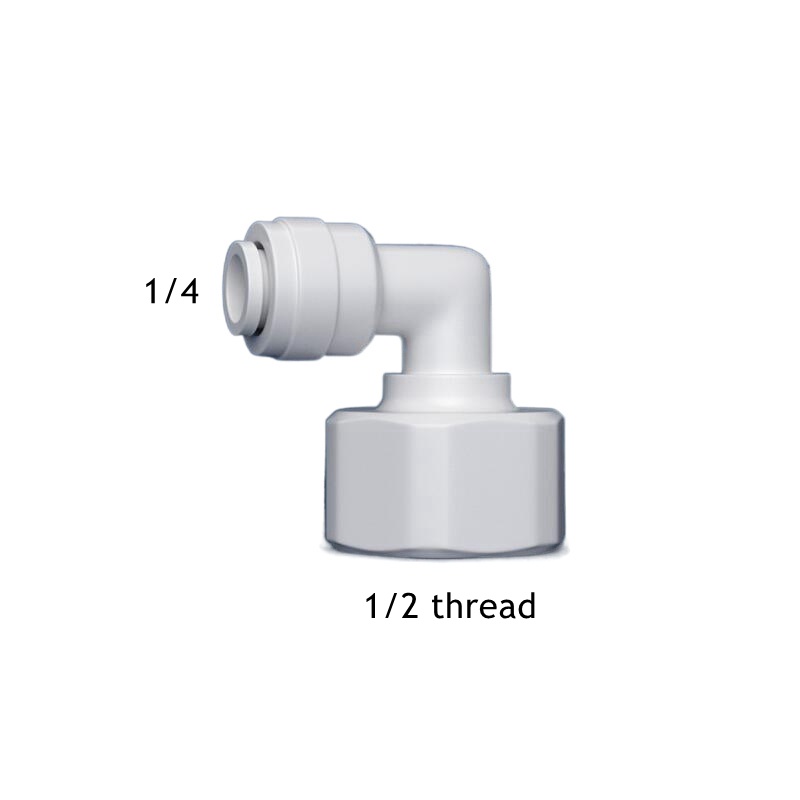 90 Degree Elbow RO Water Fitting 15 Types Male Female Thread 1/4 3/8 ...