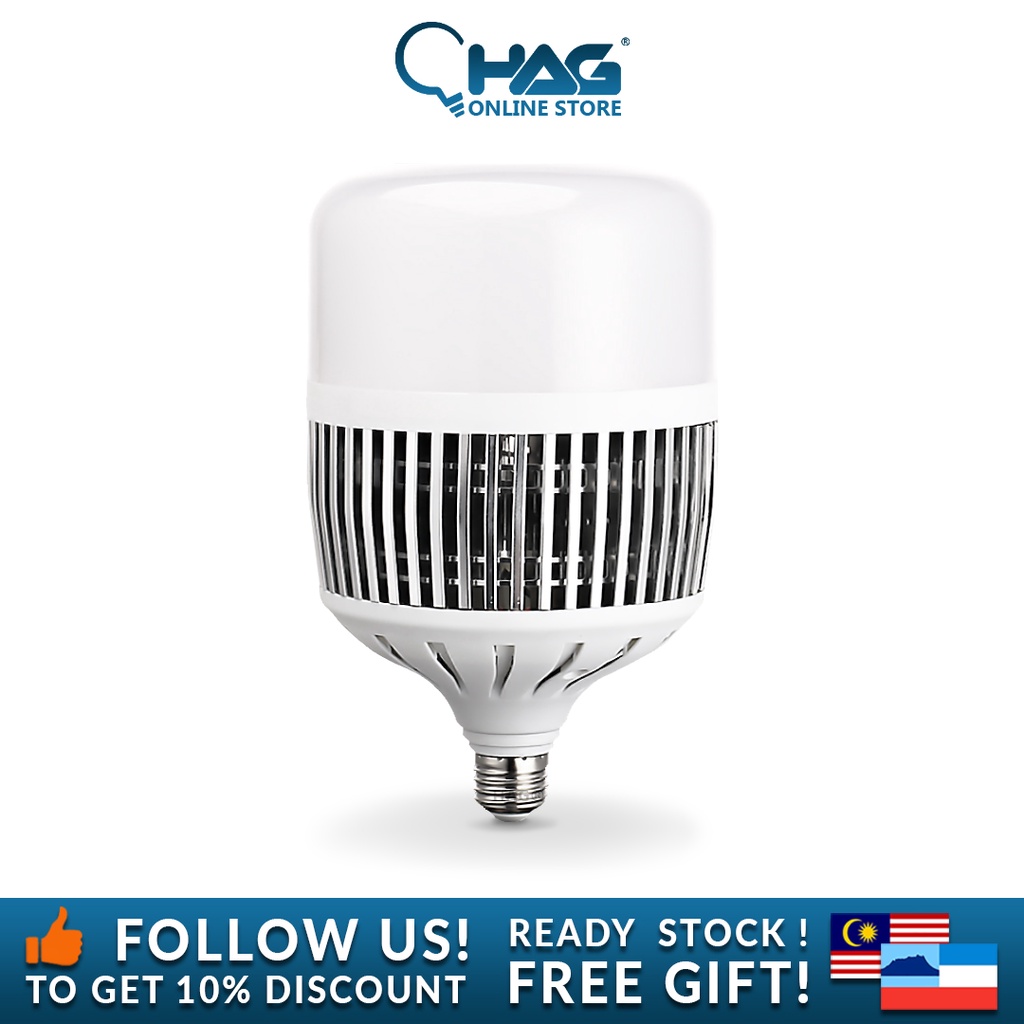 HAG® High Power LED Bulb - 50W/100W/150W (E27 Base, Cool White 6000k ...