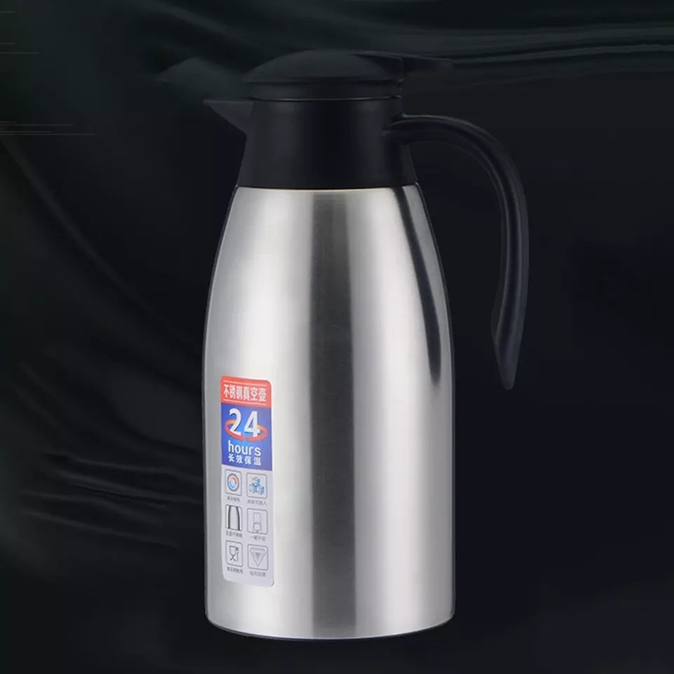 2 Litre SUS 304 Stainless Steel Vacuum Insulated Thermos Thermal Flask ...