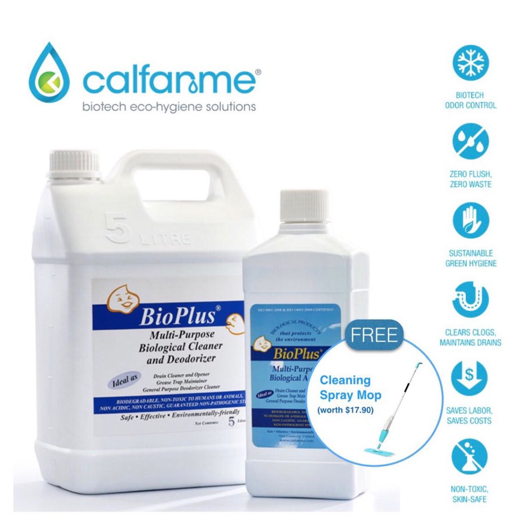 BIOPLUS® Concentrate Multipurpose Biological Cleaner | Dilute up to 20 ...