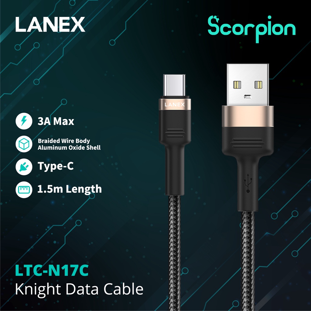 Lanex LTC-N17C Knight Data Cable | Shopee Malaysia