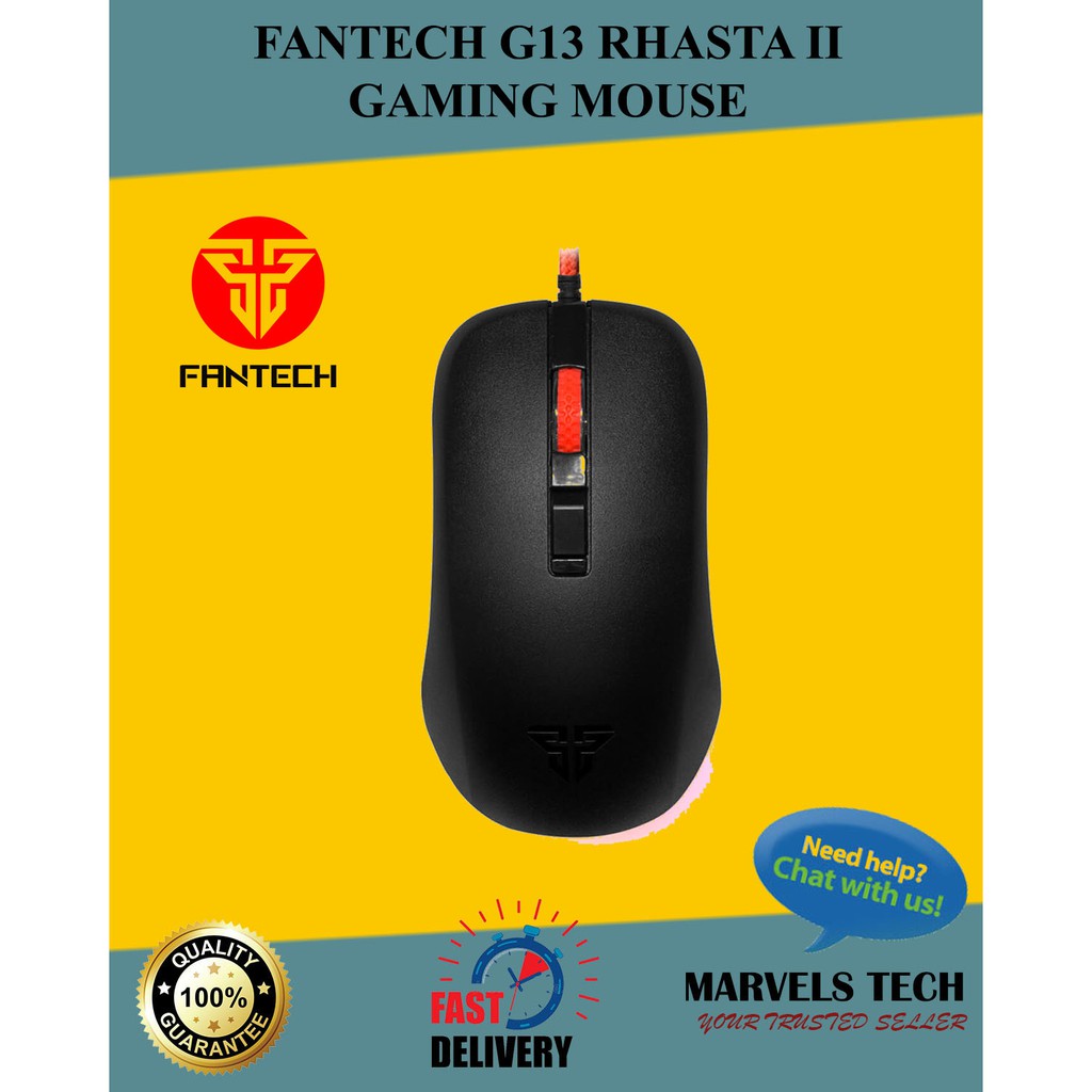 FANTECH G13 RHASTA II GAMING MOUSE | Shopee Malaysia