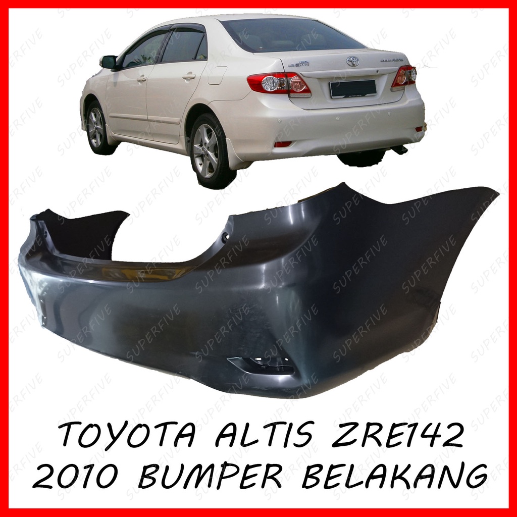TOYOTA ALTIS ZRE142 (2010 - 2013) REAR BUMPER / BUMPER BELAKANG ...