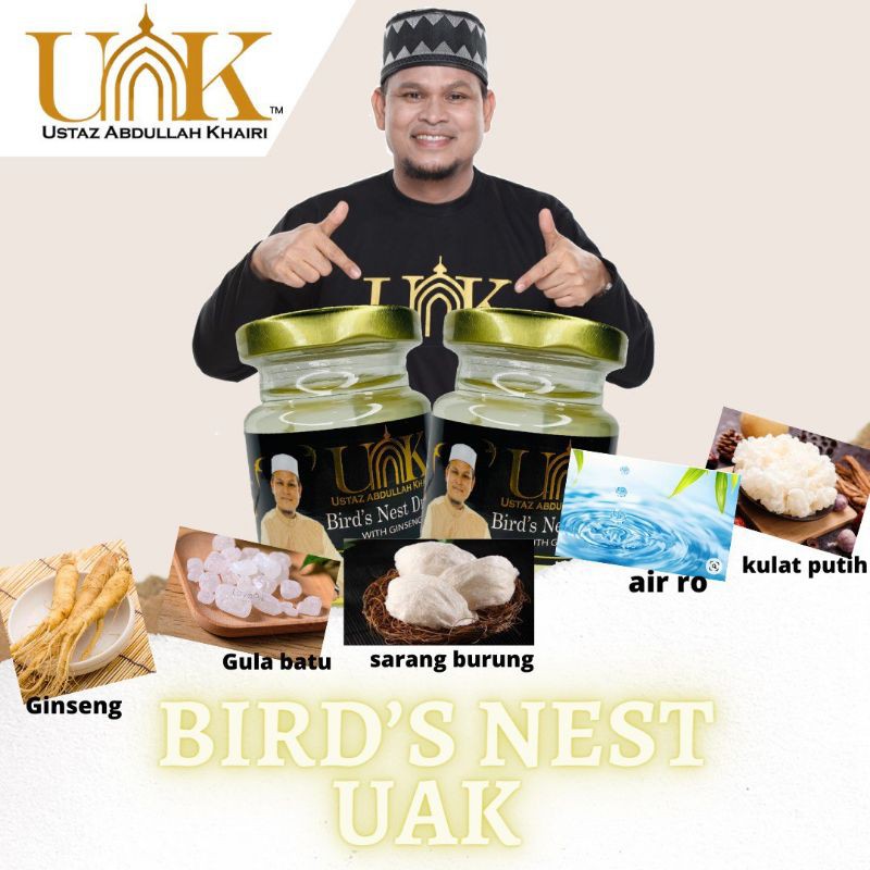 UAK BIRD'S NEST MUSLIM VIRAL(100%PENGILANGAN MUSLIM) | Shopee Malaysia