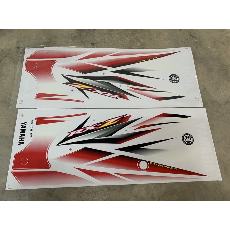 Stiker Sticker Body Stripe Cover Set (11) Yamaha RXZ135 RXZ 135 ...