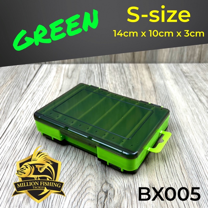 【BX005】𝐅𝐢𝐬𝐡𝐢𝐧𝐠 𝐓𝐚𝐜𝐤𝐥𝐞 𝐁𝐎𝐗 Double Side Open Lures Box Kotak Gewang Pancing Kotak Mancing 钓鱼用具盒子 ...