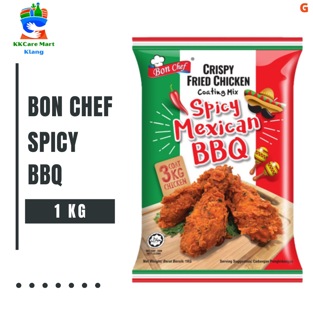 bon chef - Tepung Goreng Spicy Mexican BBQ 1kg | Shopee Malaysia