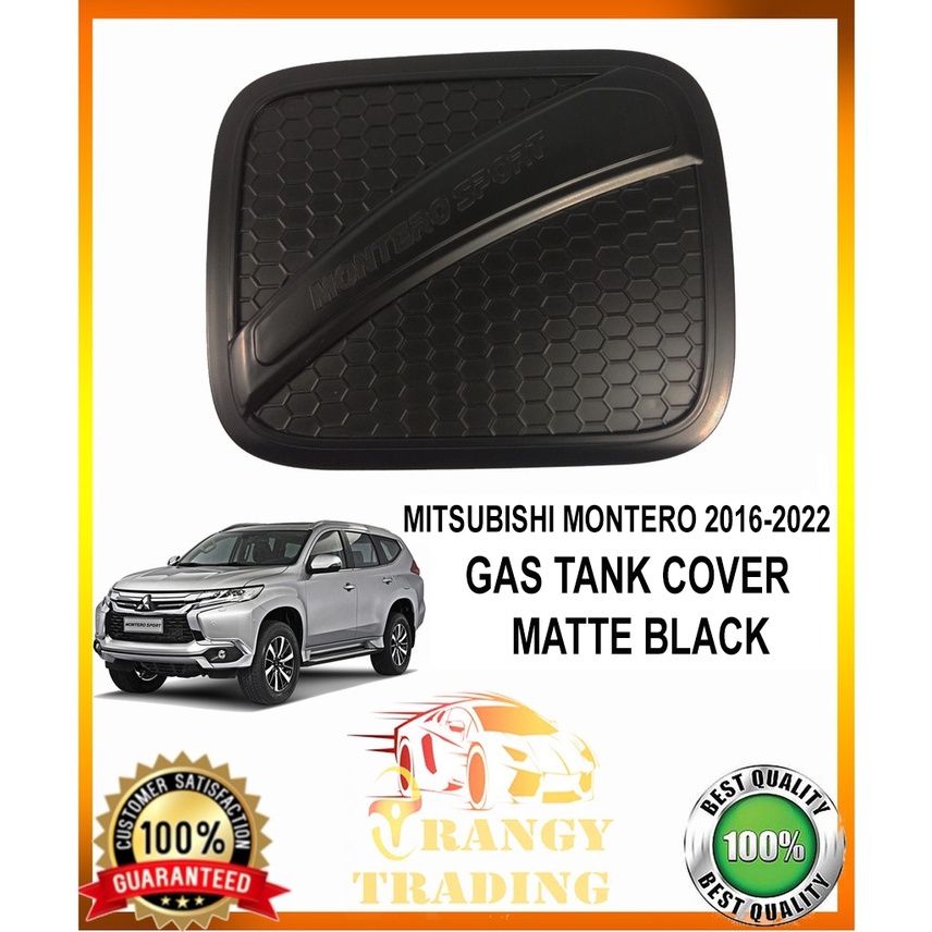 Mitsubishi Montero 2016 to 2025 Gas tank cover Matte Black 2017 2018 ...
