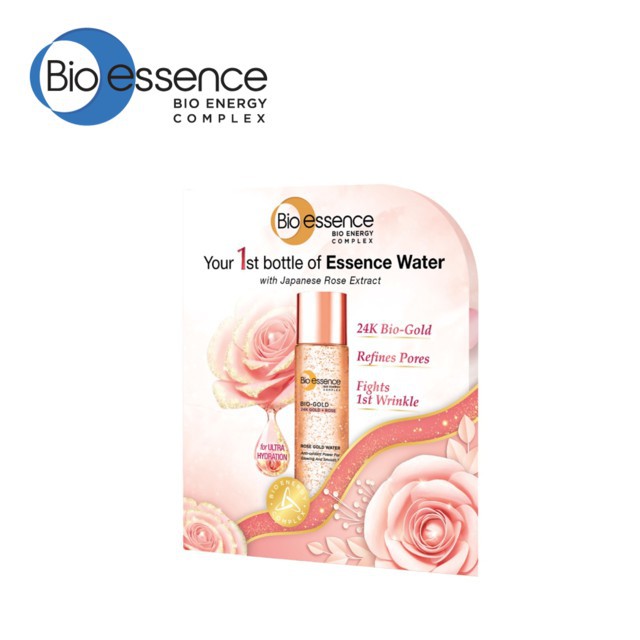 (GWP) Bio-essence Bio-Gold Rose Gold Water Sachet Card [NOT FOR SALE ...