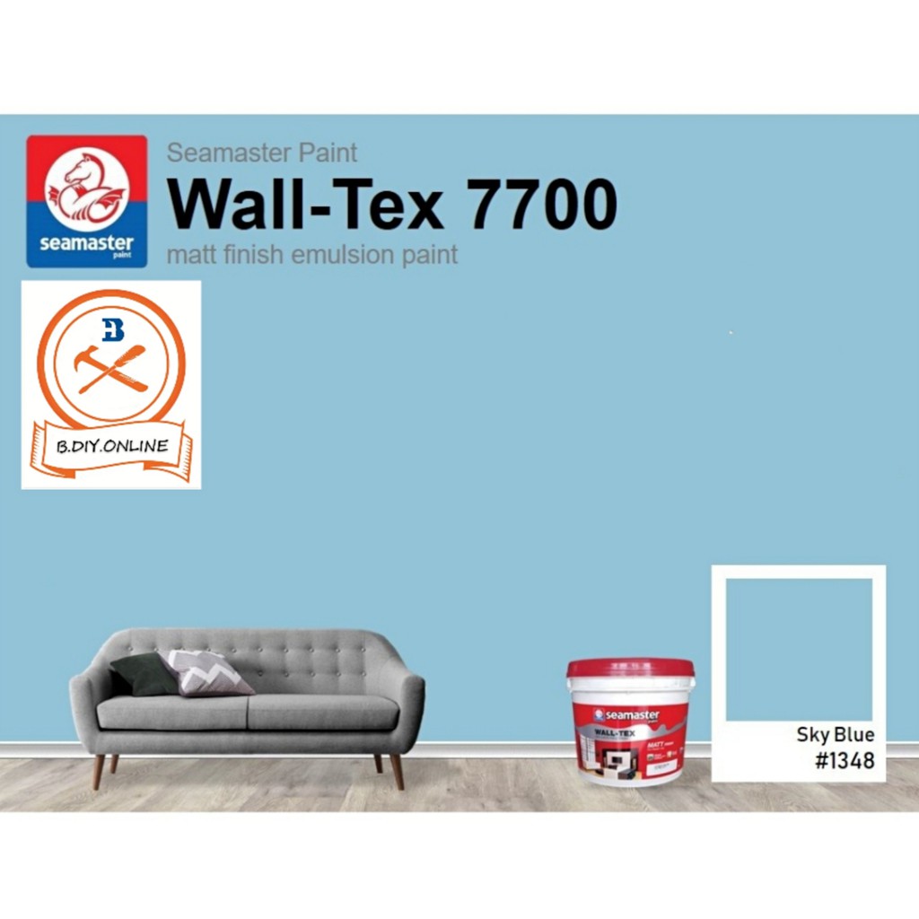Part 1-Seamaster Wall-Tex Emulsion Paint 7700 - For Interior Wall ...